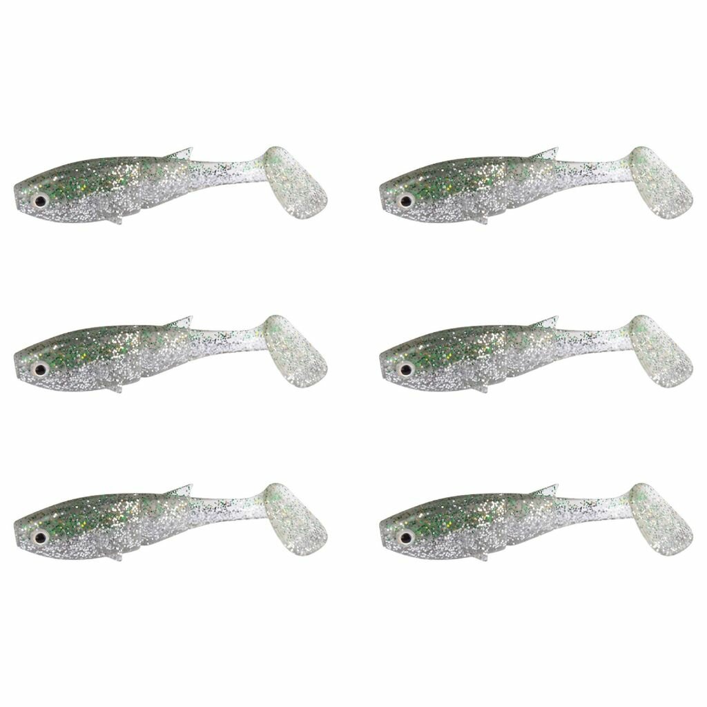 1 комплект из 6 штук, мягкая приманка Luya размером 7 см4,5 г, рыболовные снасти Luya soft fishing gear fake bait-E color