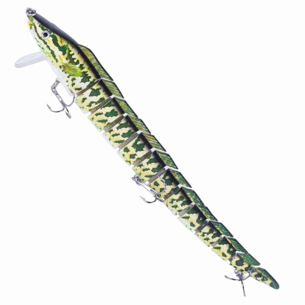 Набор для рыбалки многосекционная имитационная приманка для ловли угря, 23 см, 42 г, поддельная приманка-3