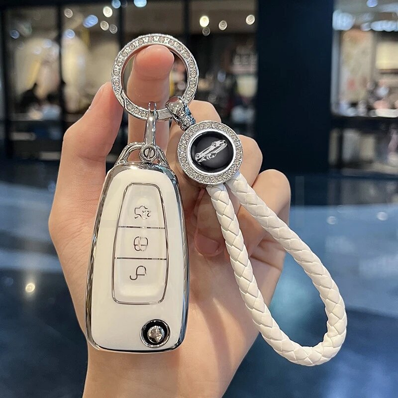 Автоматический защитный брелок для Ford Focus 3 4 Mondeo MK3 MK4 Fiesta Ecosport Kuga ST C-Max D