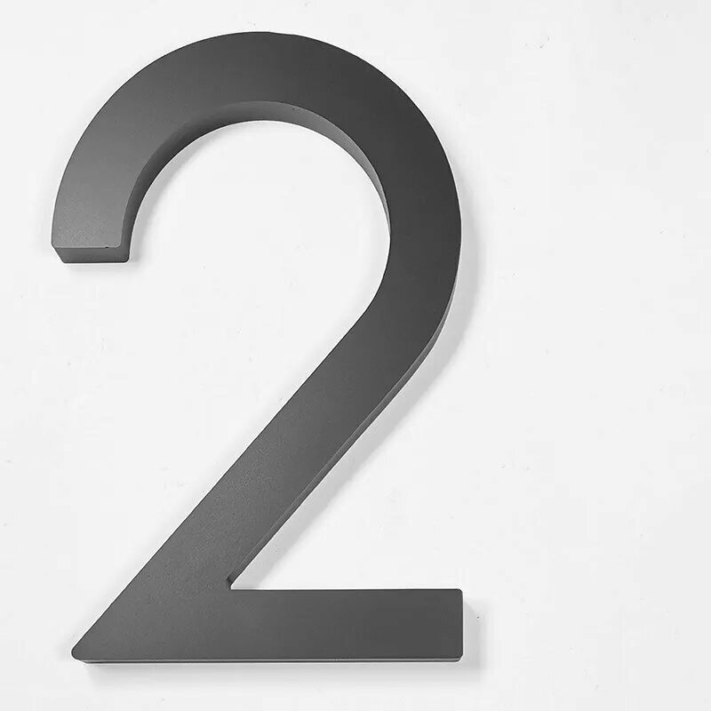 Наклейка с цифрами для дома, 6 см, дверная тарелка, черные глянцевые самоклеящиеся знаки, адресная этикетка почтового ящика для квартиры, отеля, офиса