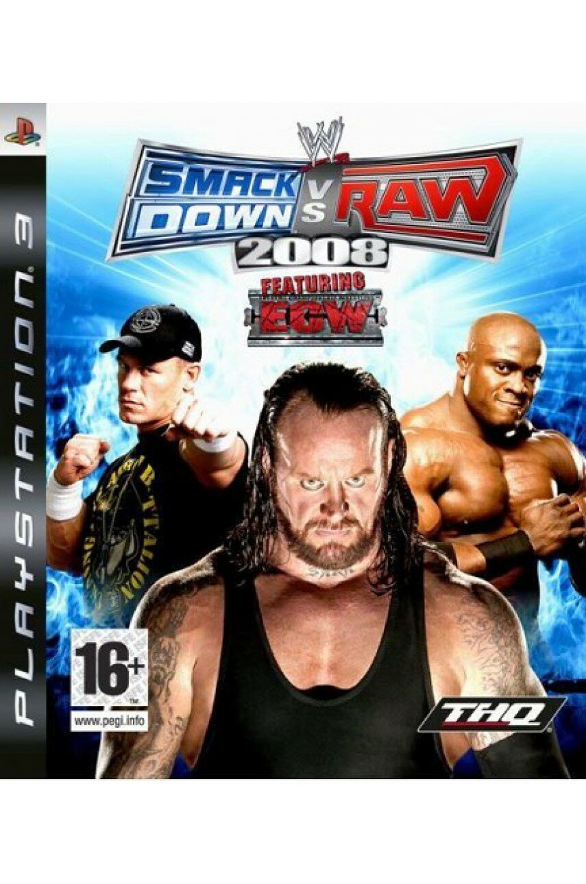 WWE SmackDown vs. Raw 2008 [PS3, английская версия]