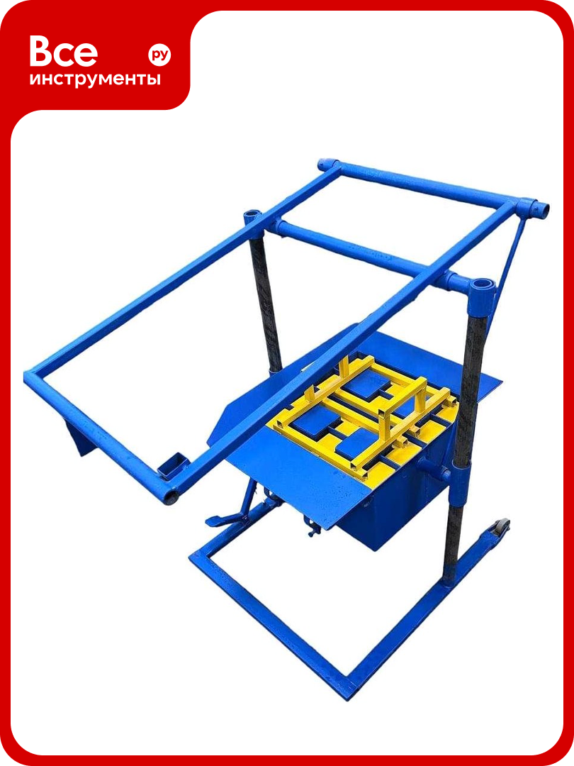 Вибростанок для блоков Станмастер Прессовщик 2 М, на 2 блока 39x19x19 см, 220В 2275083 для изготовления строительных