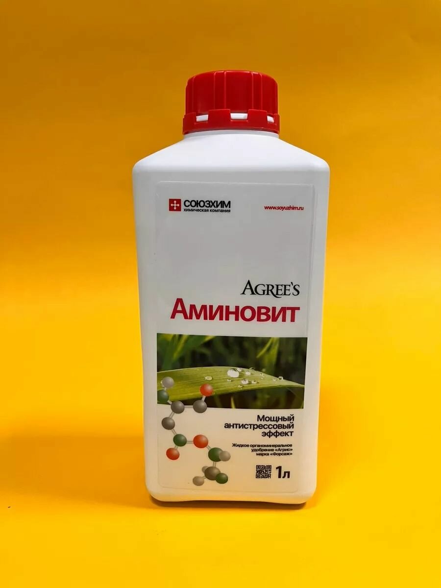 Органоминеральное удобрение Agree's Агрис, аминовит, жидкое, 1 л