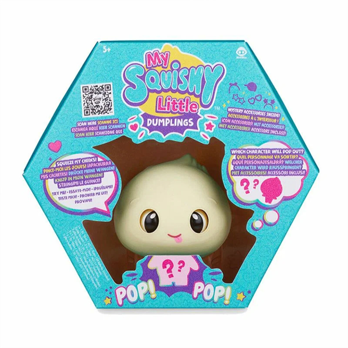 WowWee My Squishy Little Blue Dumplings/ Милый коллекционный подарок для детей на день рождения