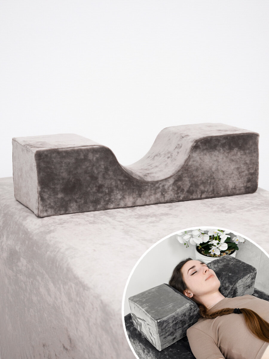 Подушка лешмейкера под голову для ресниц, для лэшмейкера, мокко