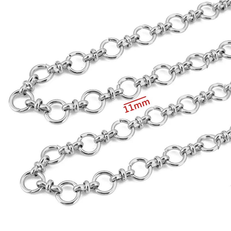 Цепочка из нержавеющей стали 1 метр, Steel-D