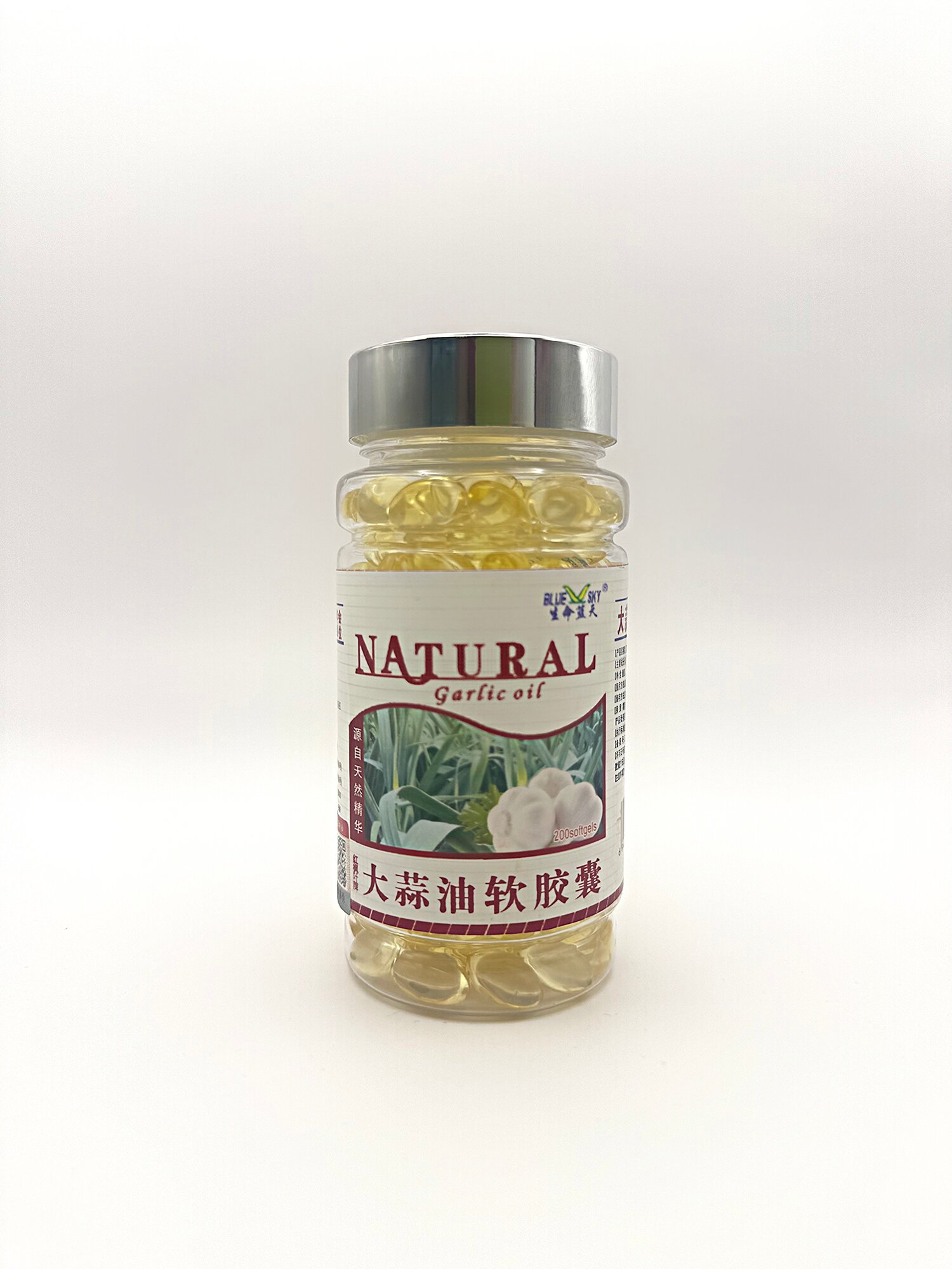 Капсулы с чесночным маслом 200капс по 360мг Здоровый организм мужчинам и женщинам