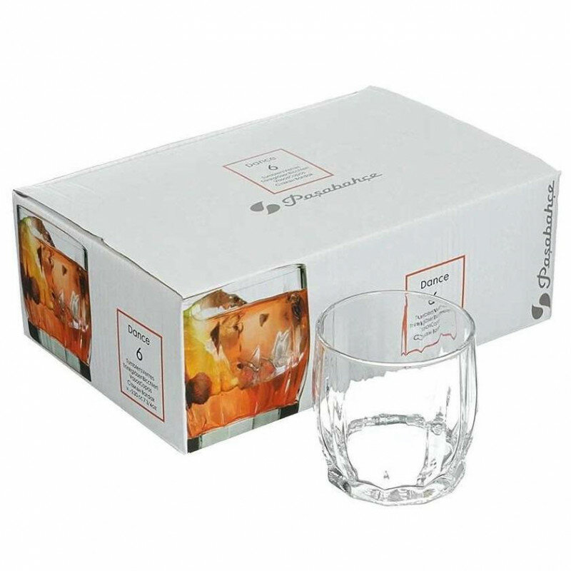 Набор стаканов стекло низ 6 предметов Данс 230 мл Pasabahce 42866B