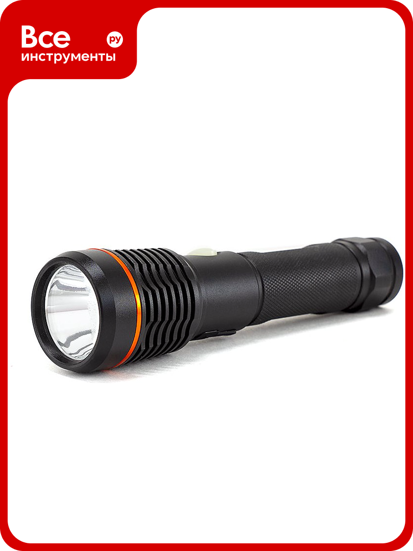 Фонарь яркий ЛУЧ T7v.3 Osram P9 max600лм 5000K IPX4, Li-Ion 18650 2200mAh, 4606400106432 м