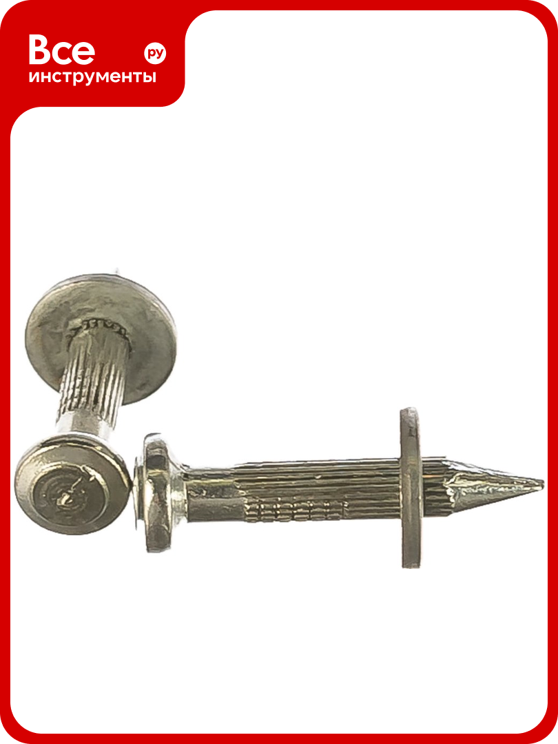 Монтажный дюбель-гвоздь 4.5х30, 1кг (186 шт.) - пакет Tech-Krep 104757