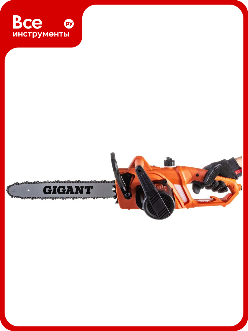 Gigant Электрическая цепная пила 1,8 кВт, 16 дюймов, SF-7J-153, деревянный, синий, 1800 Вт, 12 м