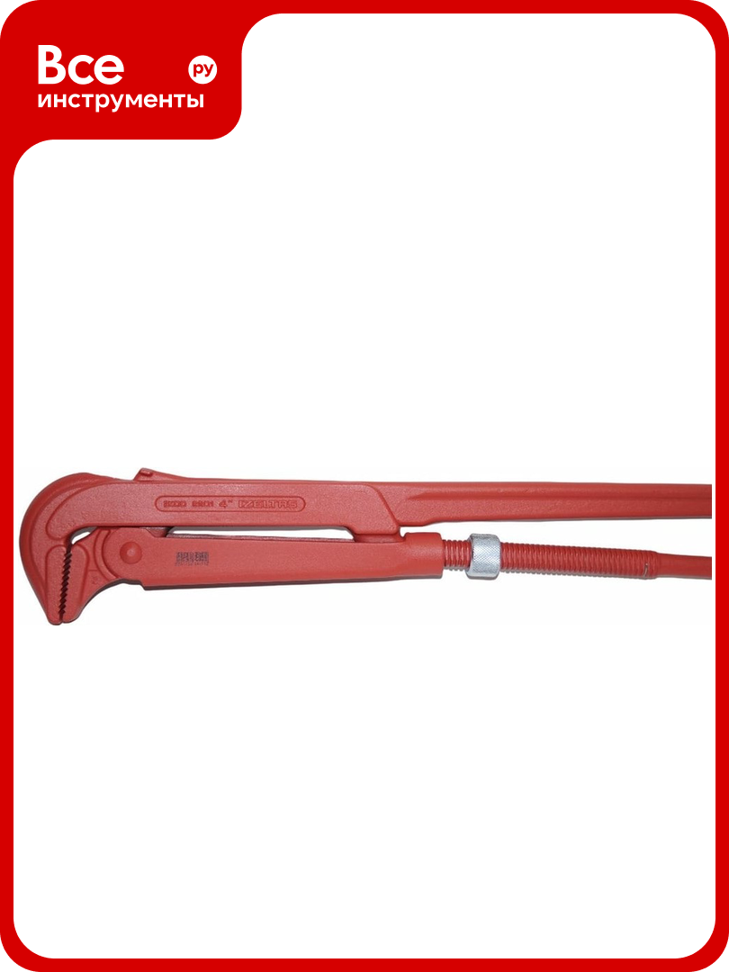 Трубный рычажный ключ IZELTAS 4 дюйма, 85° 2201100040, для труднодоступных мест