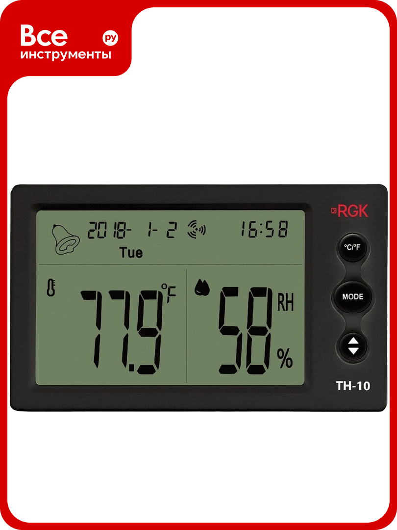 Термогигрометр RGK TH-10 776356