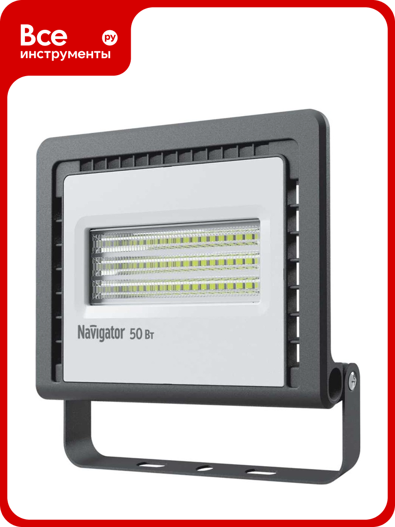 Светильник, Navigator, Navigator, NFL-01-50-4K-LED 14145, освещения фасадов зданий, компактный
