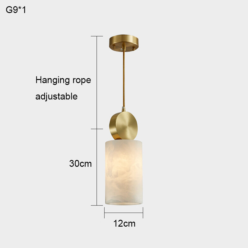 Мраморная люстра