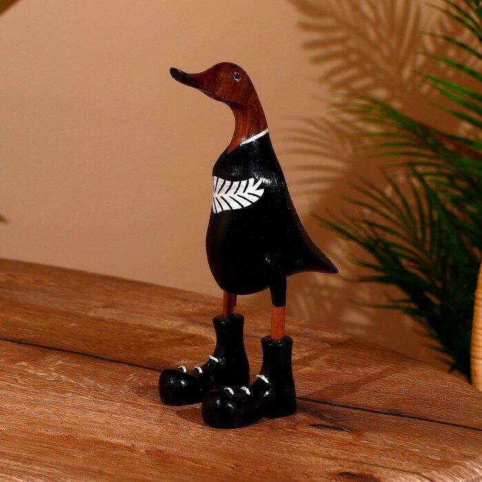 Сувенир «Утка в чёрном», 27 см, дерево
