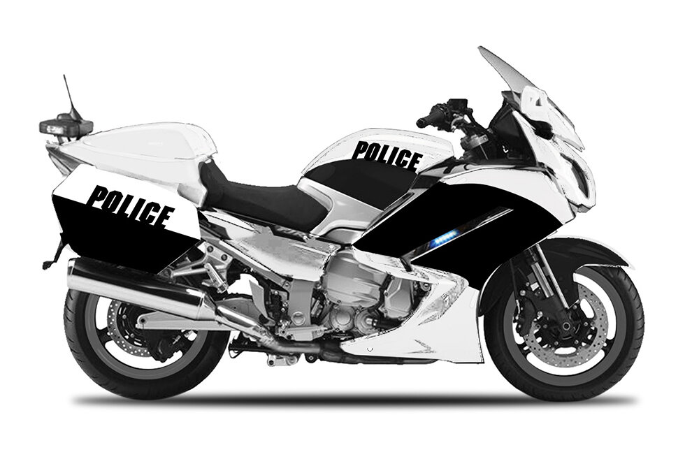 Модель коллекционная MAISTO Мотоцикл yamaha fjr 1300A police / ямаха 1300 полиция белый