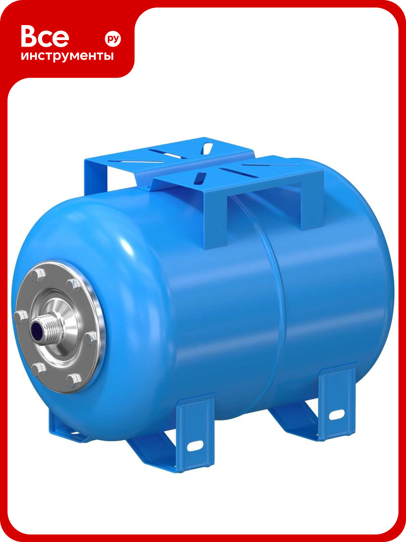 Гидроаккумулятор 19 л (ножки S, площадка) KRATS HHMS-0019-SP, для