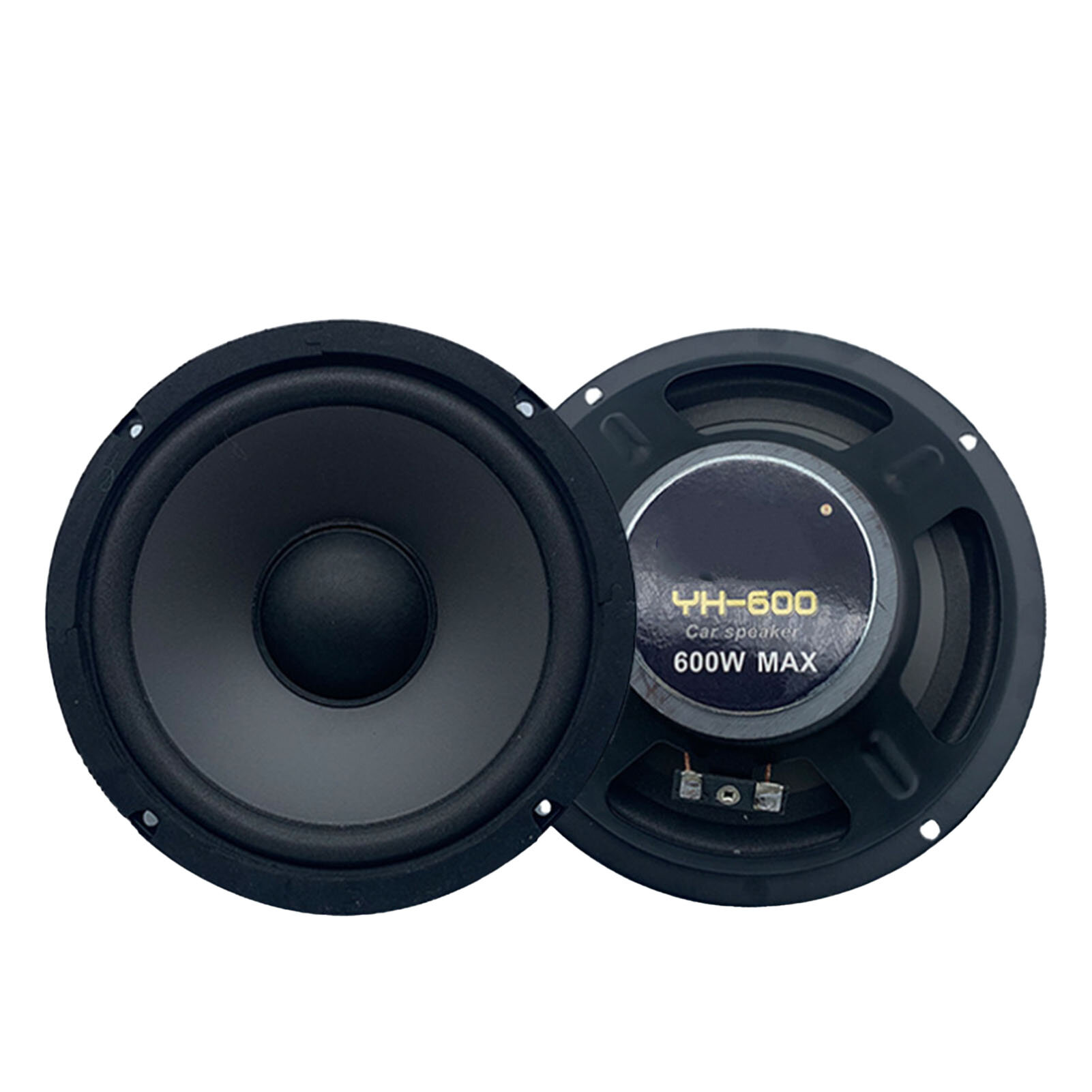 2PCS Coaxial Speakers 6.5in Universal Audio Stereo Music High Sensitivity Speaker 600W