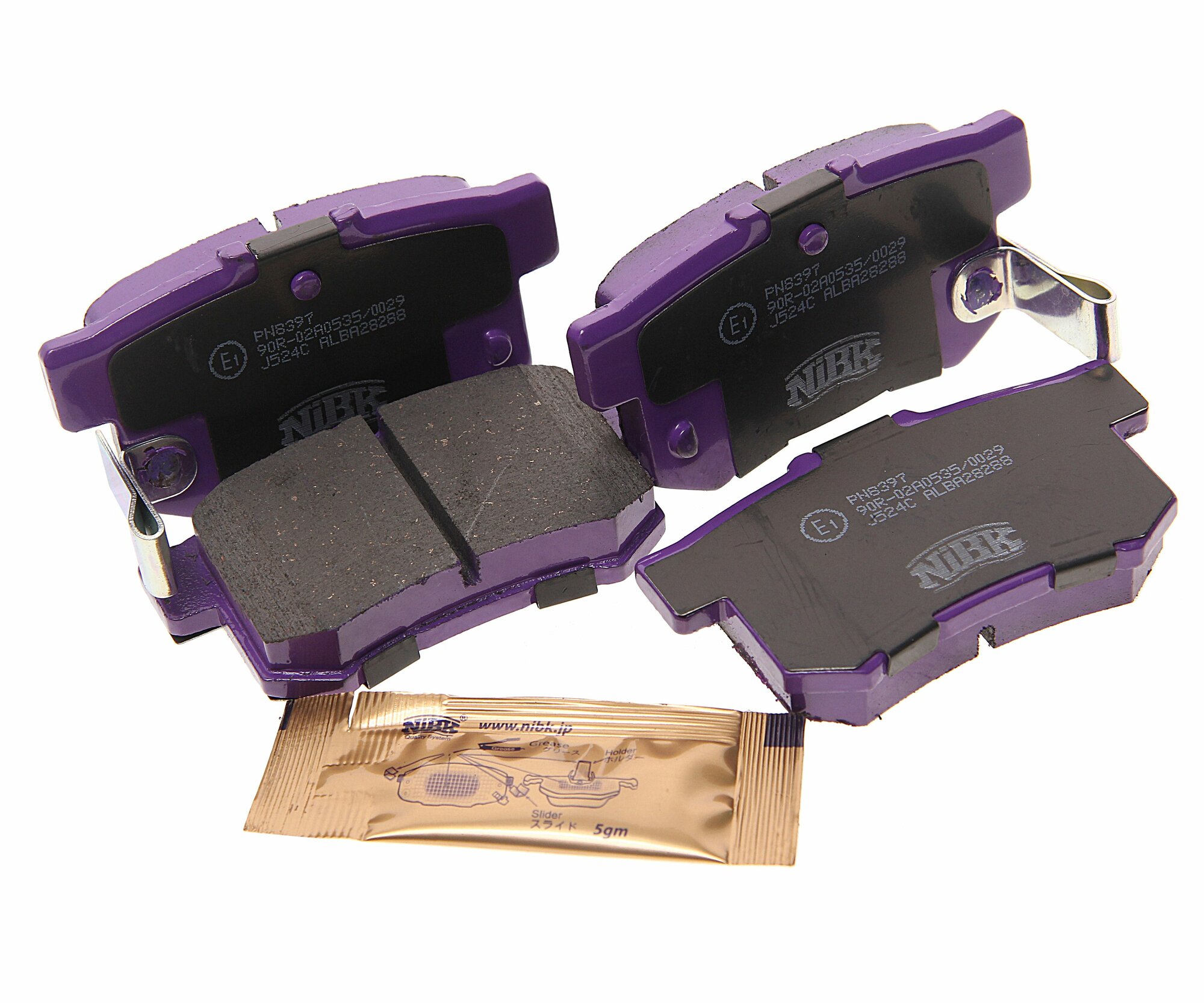 Колодки тормозные задние (4шт.) NiBK Арт. PN8397 / HONDA Civic (05-)