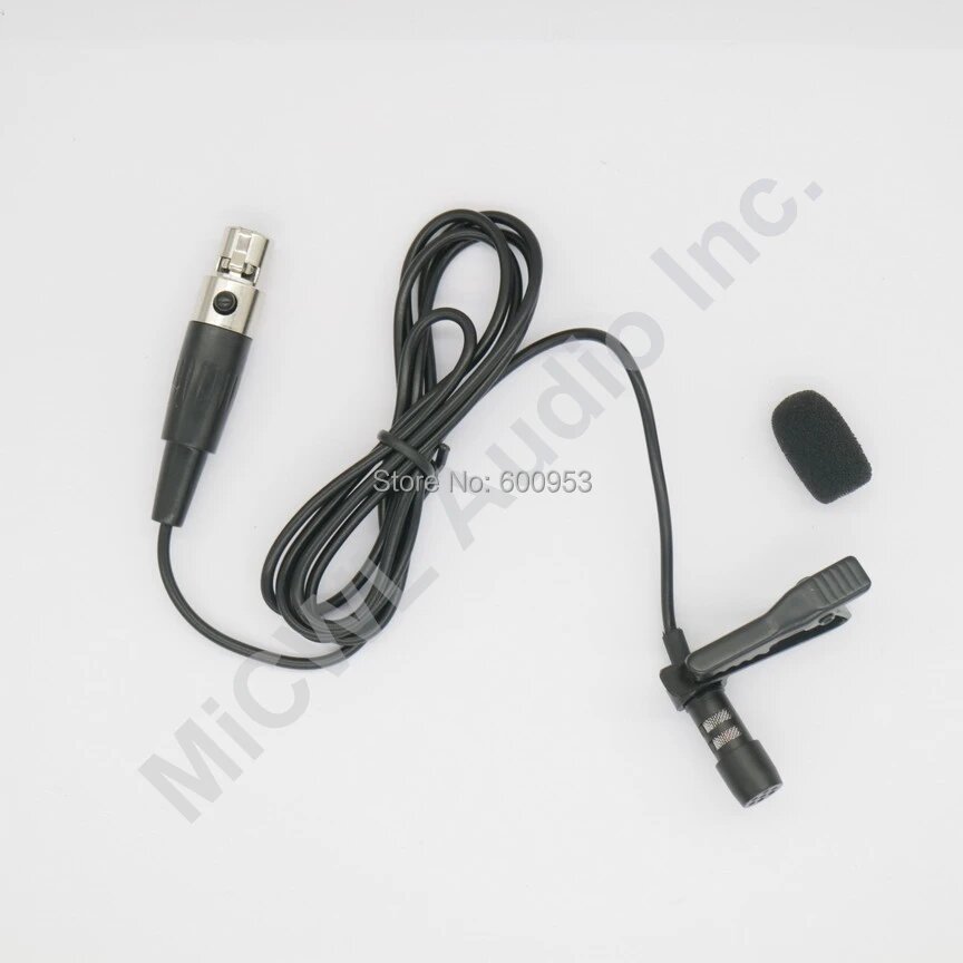 Кардиоидный конденсаторный микрофон, профессиональный мини 4-контактный XLR TA4F, петличный, для беспроводного микрофона Shure, передатчика, кабель 1,2 м