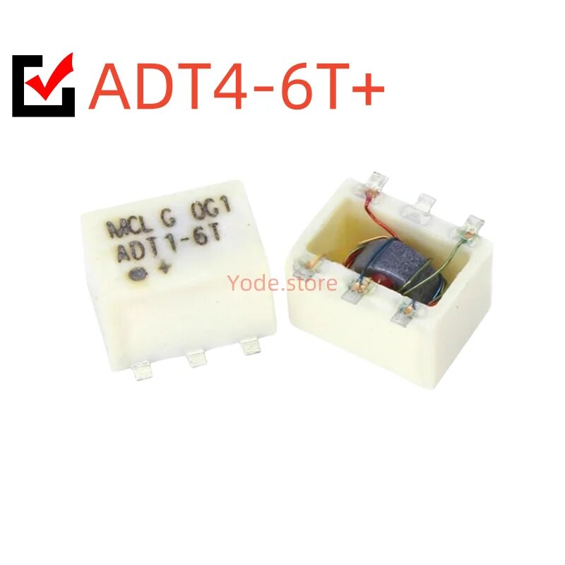 ADT4-6T+ Это радиочастотный трансформатор для поверхностного монтажа, подходящий для диапазона частот от 0,06 до 300 МГц.
