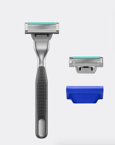 Harry's, Plus Handle, Бритвенный станок+1 кассета (5 лезвий), цвет Onyx (темно-серый)