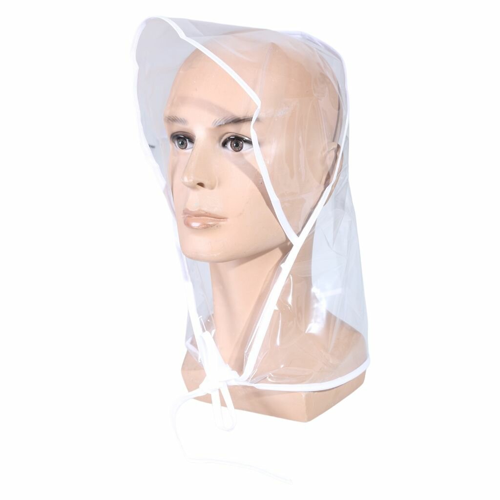 Дождевик из ПВХ rain cap-белый