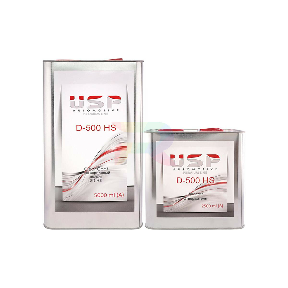 Акриловый лак USP Premium D-500 HS 2:1 Clear Coat 5 л. с отвердителем 2,5 л.