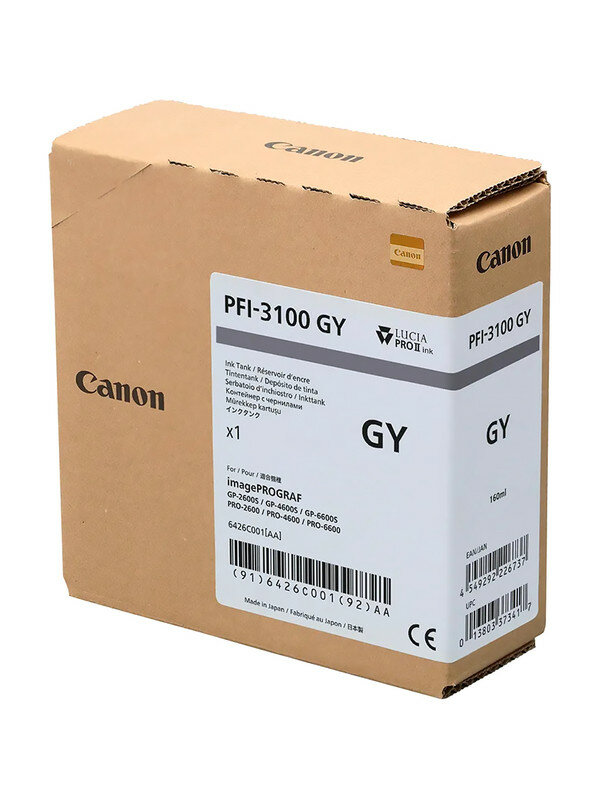 Картридж для струйного принтера CANON PFI-3100 Grey (6426C001)