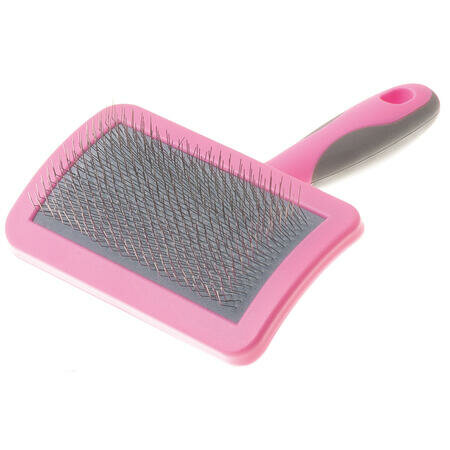 DeLIGHT ROSE пуходерка пластиковая мягкий корд средняя