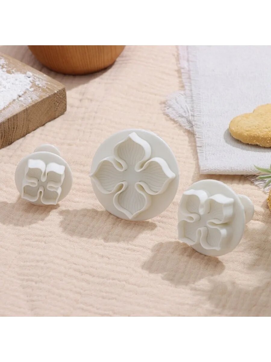 Комплект кондитерских плунжеров 'Клевер' для украшений