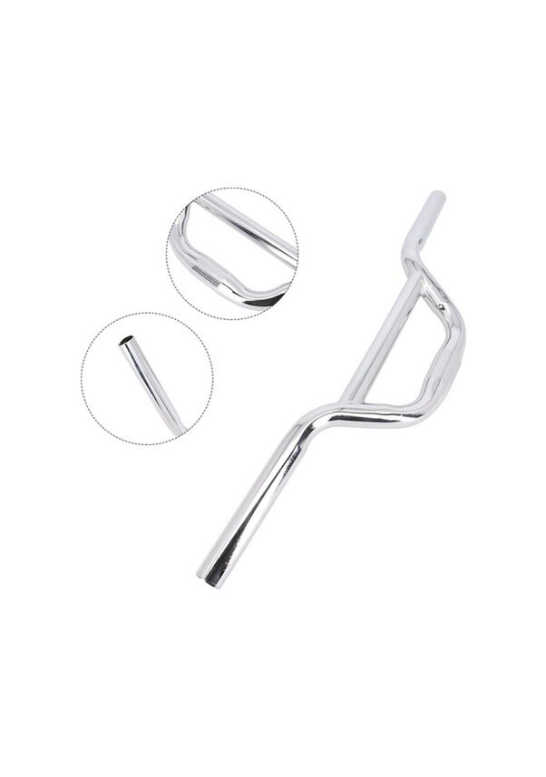 Велосипедный руль из легкого сплава для горного шоссейного велосипеда, прочный, серебристый, 25,4 x 520 мм, горный/дорожный, серебристый