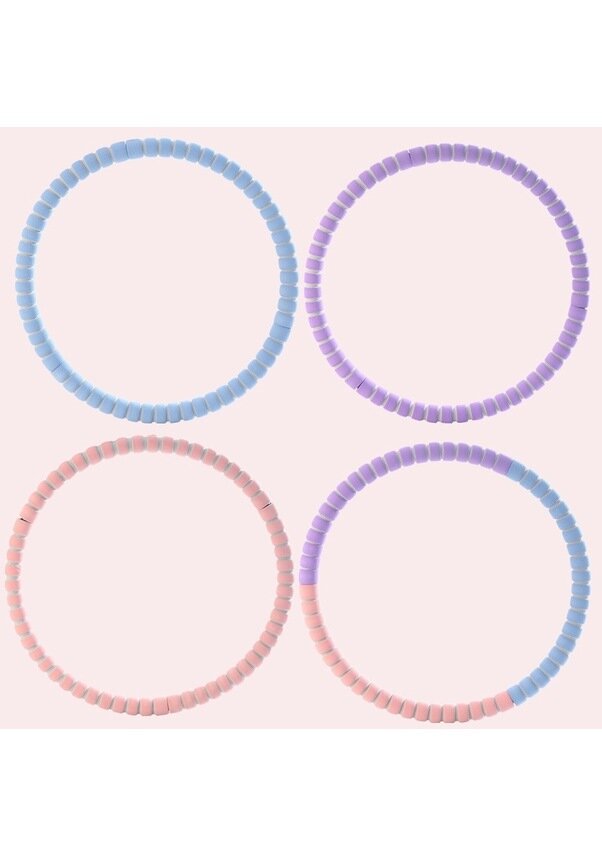 Детские эластичные обручи для фитнеса 40 см, сиренево-фиолетовые