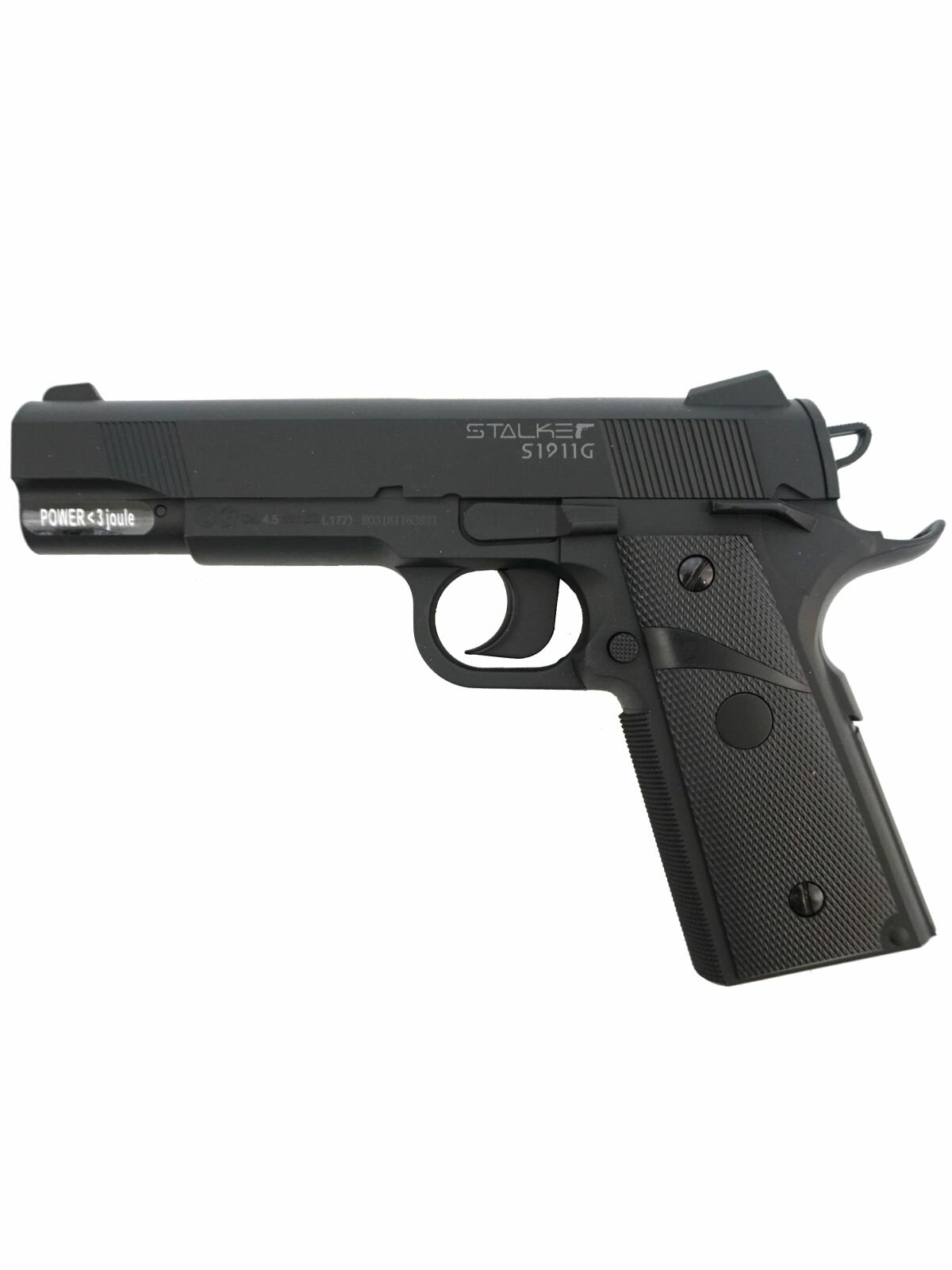 Пневматический пистолет Stalker S1911G (Colt), гладкий ствол