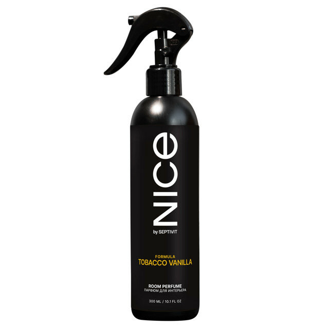 NICE BY SEPTIVIT Tobacco&Vanilla 300 мл спрей освежитель воздуха аромат табака и ванили