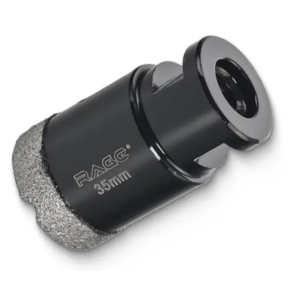 Коронка алмазная по керамограниту и керамике Rage 35 мм