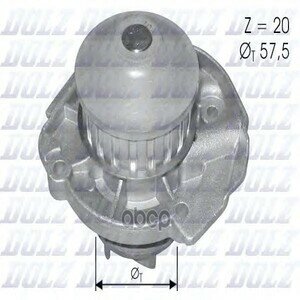 Водяной насос, охлаждение двигателя Dolz арт. s-161