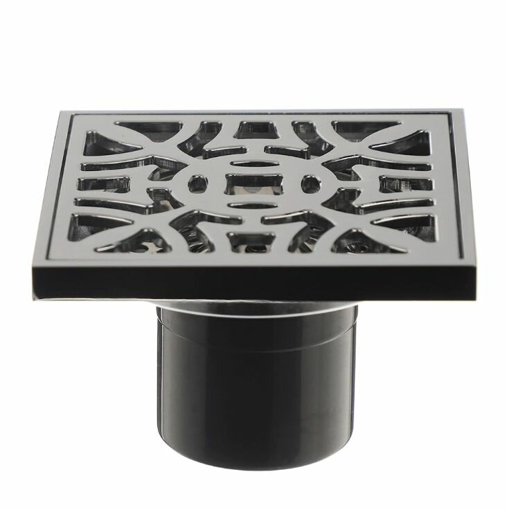 Трап для душа MAGdrain FC15Q5-N 100х100 мм вертикальный никель