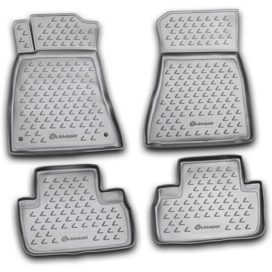Коврики в салон Element для LEXUS IS 250 (II, IIr, IIr2), 2005-2016, полиуретан, 4шт