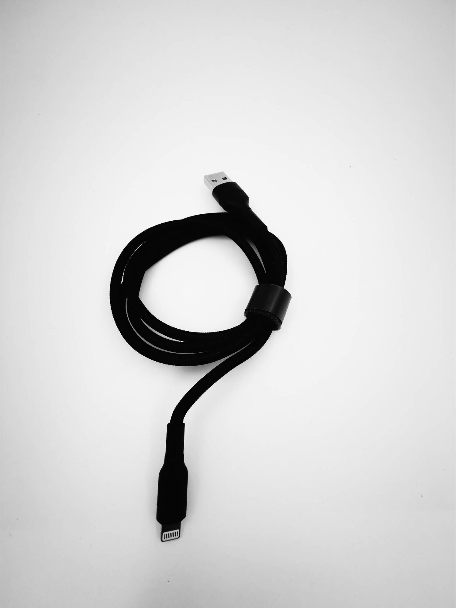 Кабель плетеный, для iPhone/iPad, USB, тканевая оплётка, 1 м