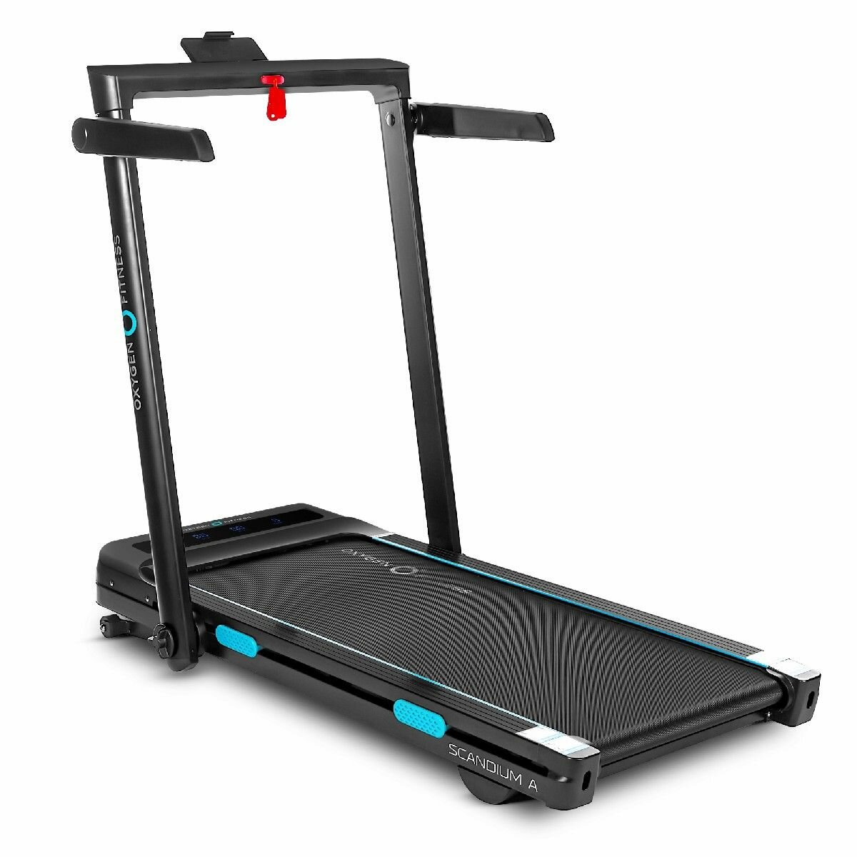 Беговая дорожка Oxygen Fitness SCANDIUM A, складная, для дома, черная, 105x43 см
