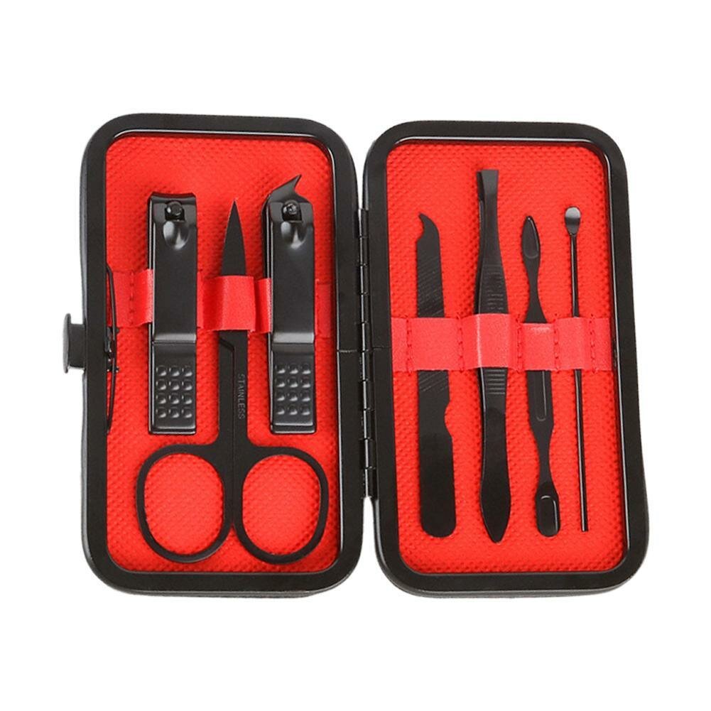 Маникюрный и педикюрный набор из 7 предметов в чехле Набор для маникюра педикюра