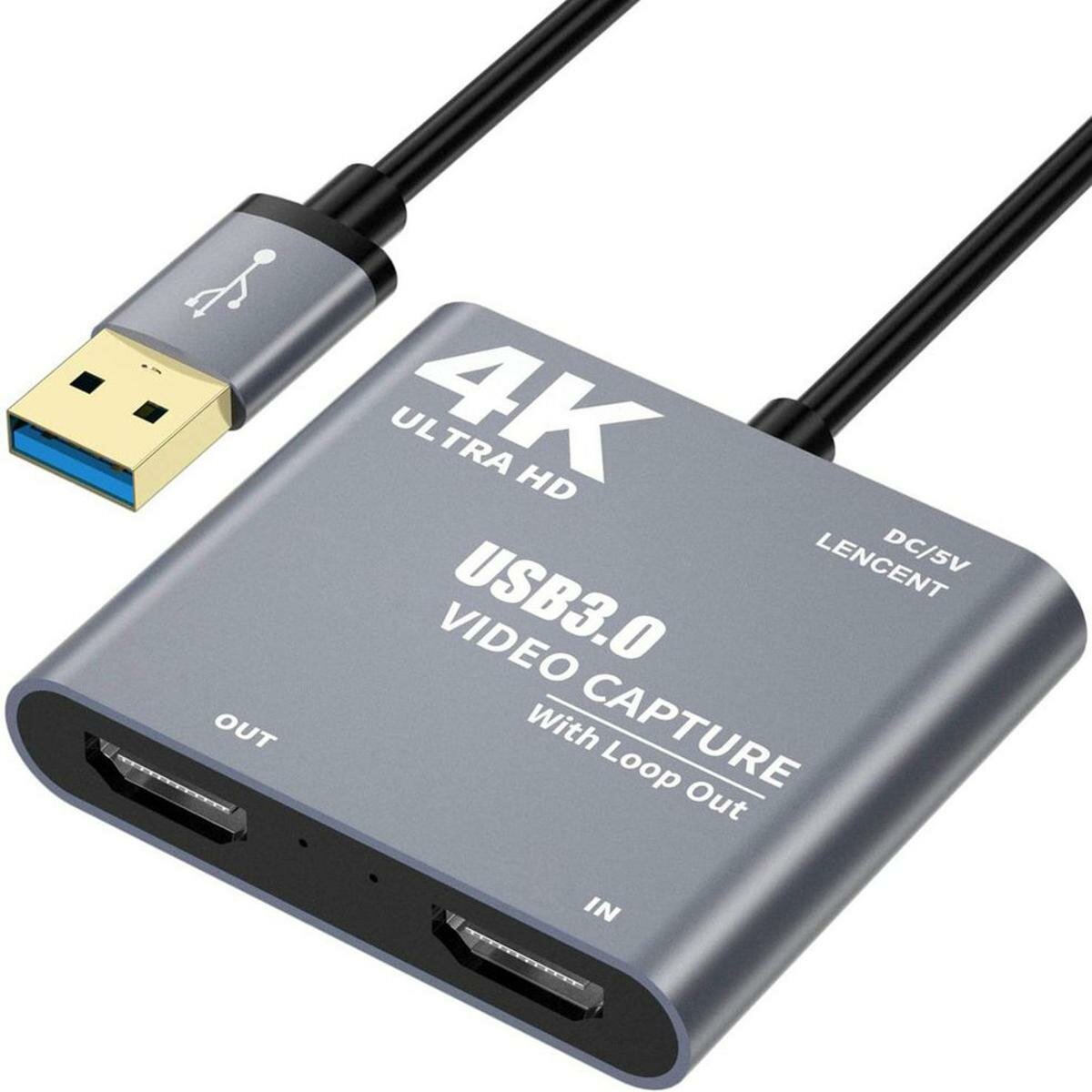 Игровая консоль с поддержкой 4K HDMI Совместимая с HDMI на USB 3.0 Видео Аудио