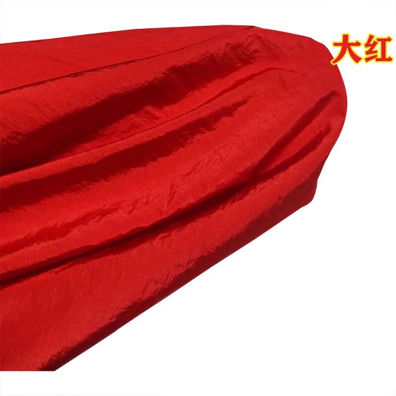 Мятая нейлоновая ткань 70D 1,5 м белый синий красный Красный, Big red