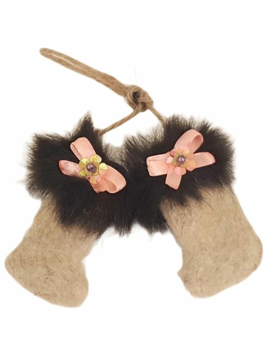 Сувенир, Валенки сувенирные "Микс"-парочка(3), ручная работа