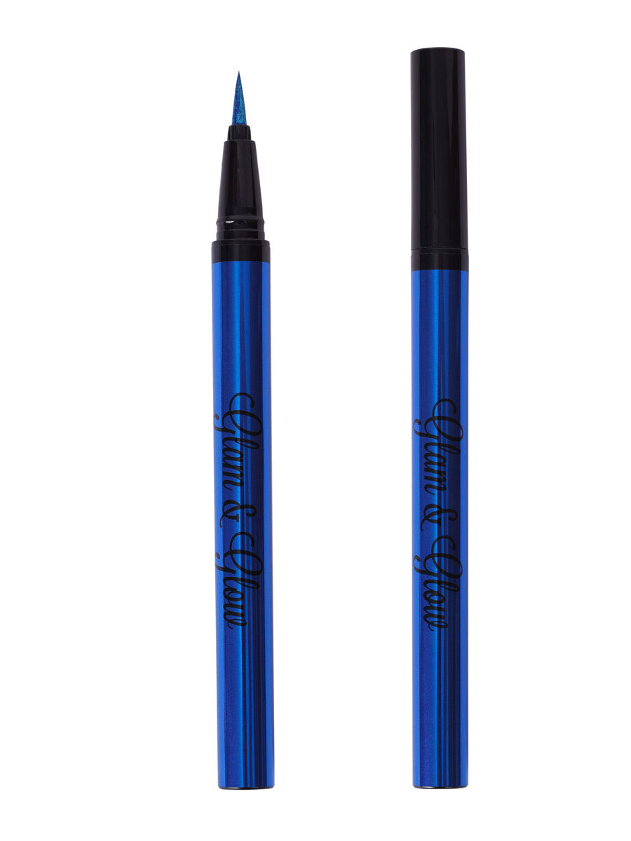 Parisa Лайнер для век PF-300-05 Glam and Glow Brush Eyeliner, тон 05 azure, 1 мл