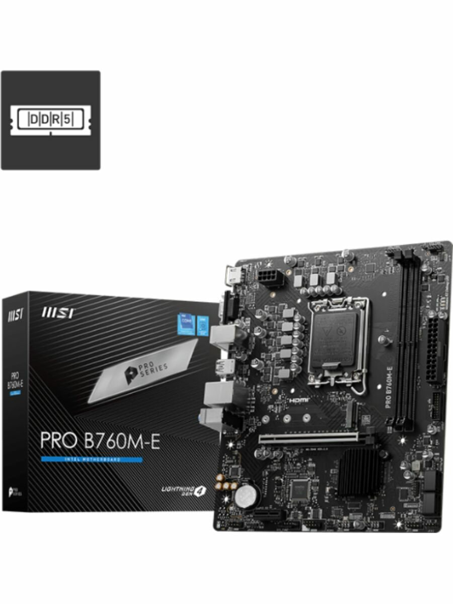 Материнская плата MSI PRO B760M-E