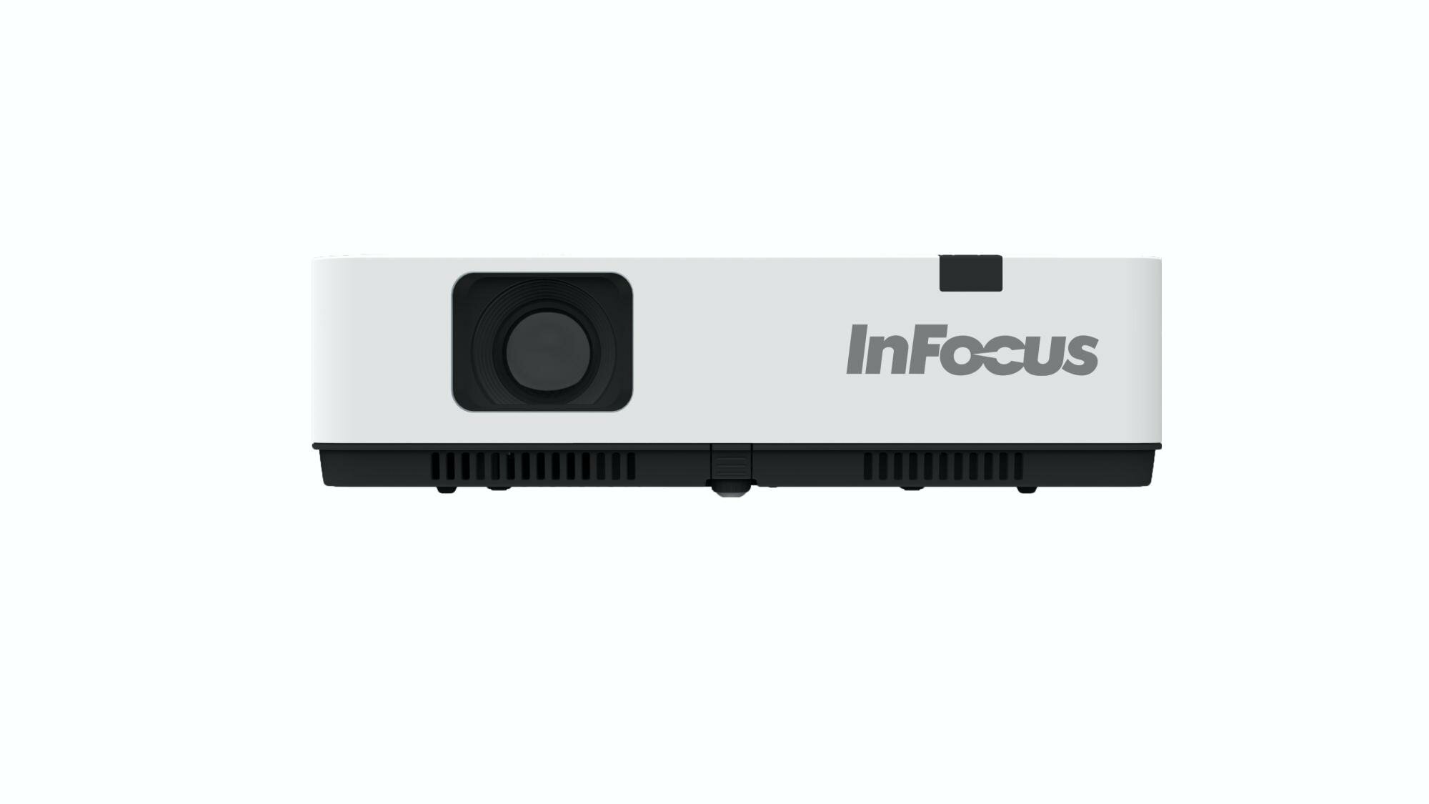 Проектор InFocus [IN1034] 3LCD, 5000 lm, XGA, 1.48~1.78:1, 50000:1, 16W, 2хHDMI 1.4b, VGA in, CompositeIN, 3,5 audio IN, RCAx2 IN, USB-A, VGA out, 3,5 audio OUT, RS232, Mini USB B serv, RJ45, PJLink,3,3 кг