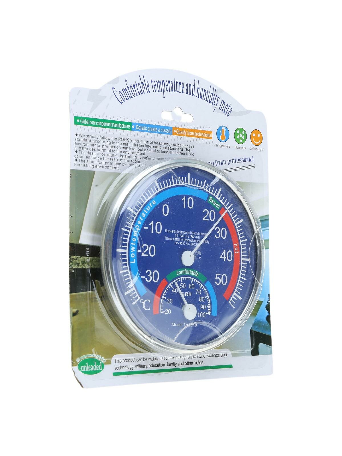 Настенный указатель бытовой детской комнаты в помещении TH101B Английская версия термометра и гигрометра